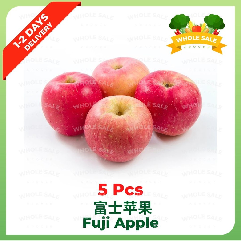 Fuji Apple / Fuji Epal | 富士苹果 (5 pcs) | Shopee Malaysia