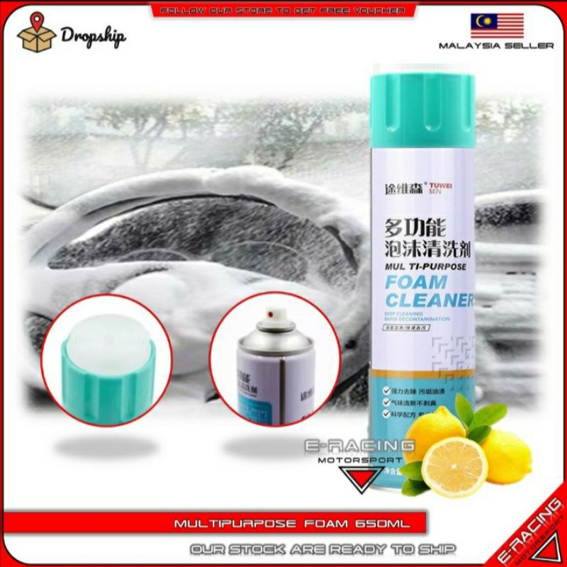 Home/Car Cleaner Foam 650ml | Shopee Malaysia