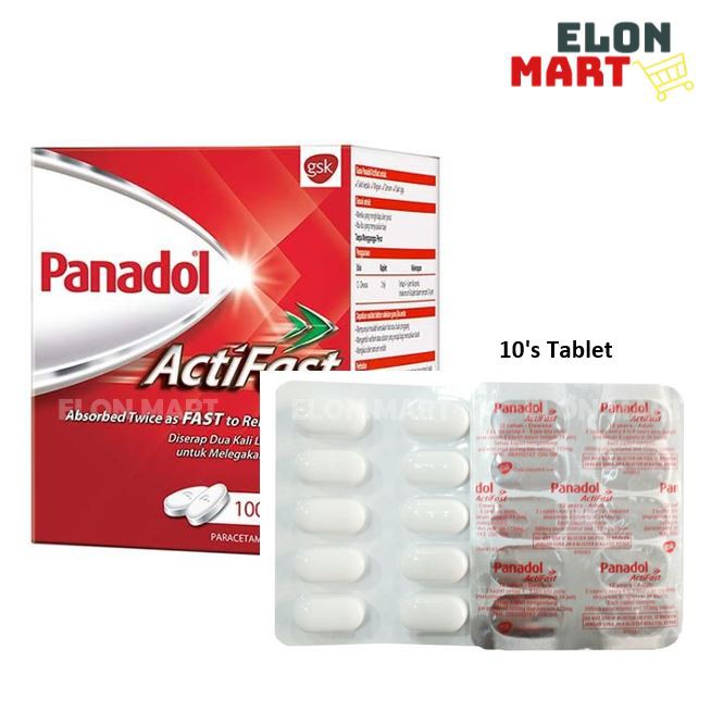 PANADOL Actifast 10 Tablets pack | Shopee Malaysia