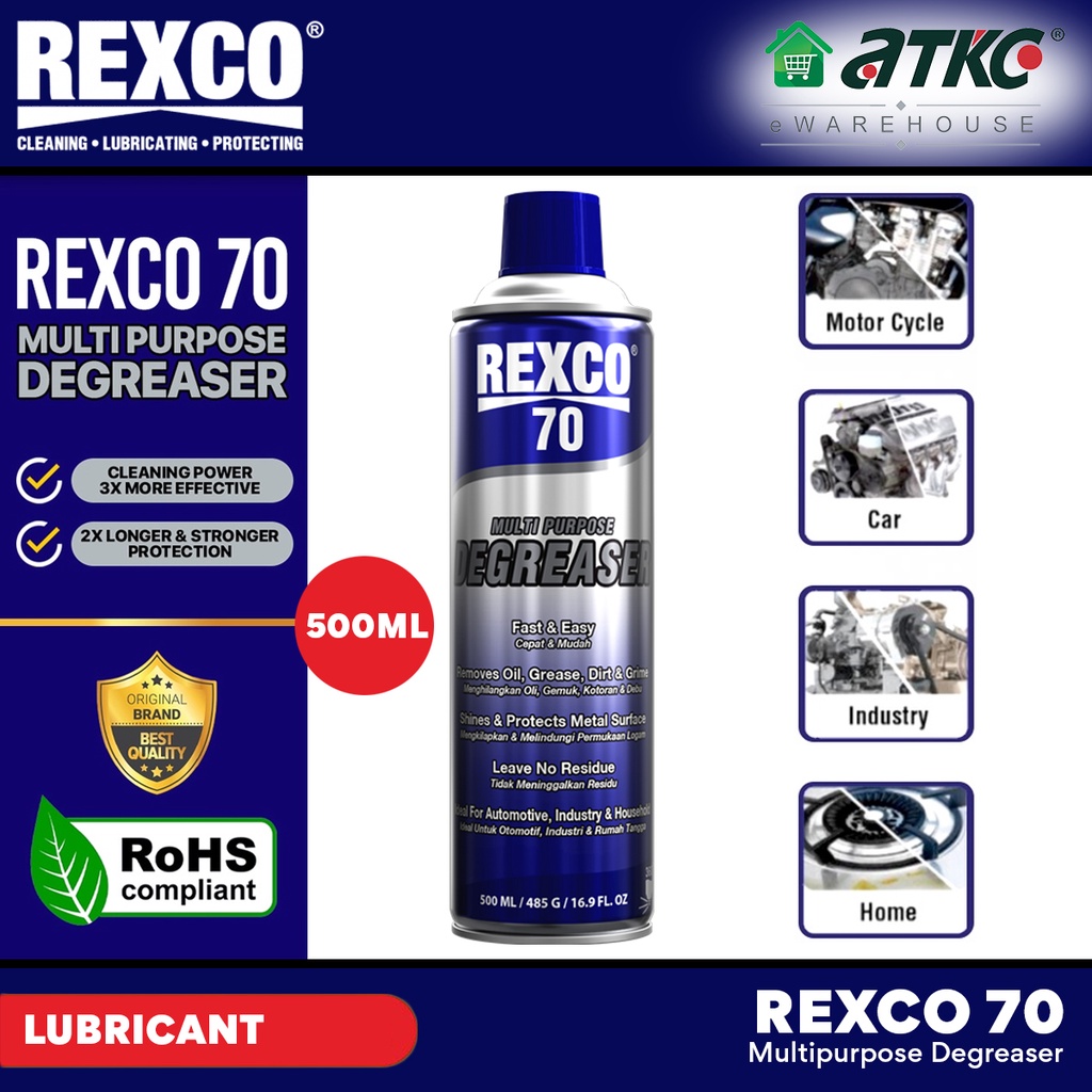 Rexco 70 Multipurpose Degreaser Pembersih Serbaguna 500ML | Shopee Malaysia