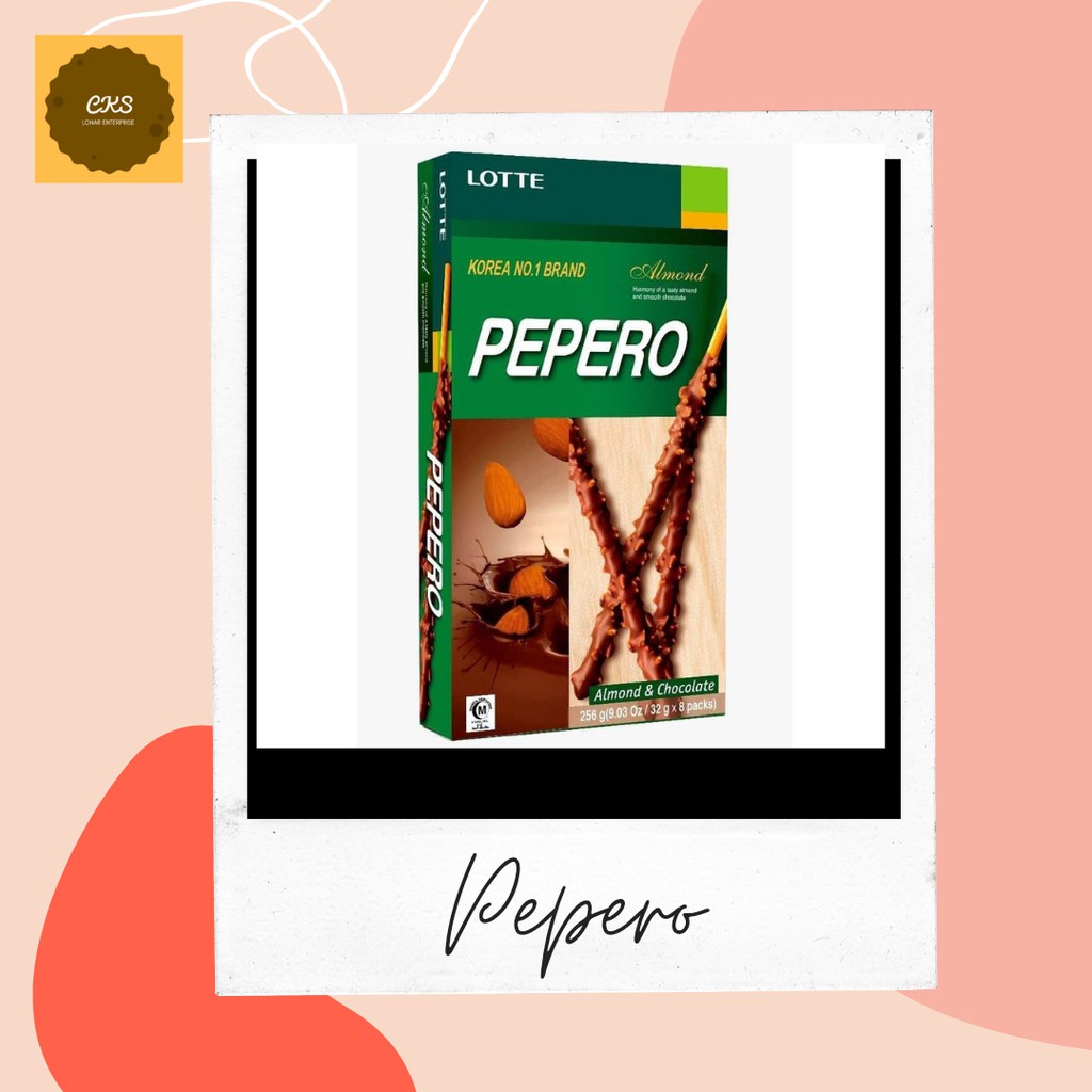 Lotte Pepero Almond Pepero Big Pack (32g ) | Shopee Malaysia