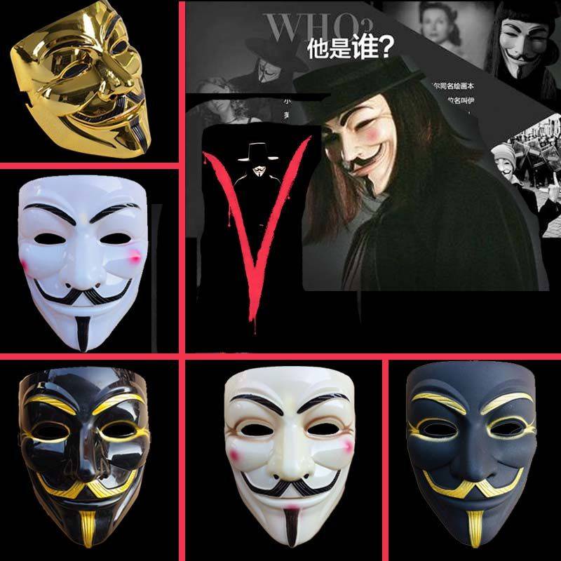 topeng joker topeng hantu Ghost step dance street dance masquerade mask ...