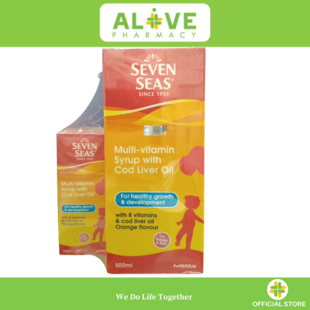 SEVEN SEAS MULTIVITAMIN SYRUP (500ml) (Free 100ml) | Shopee Malaysia