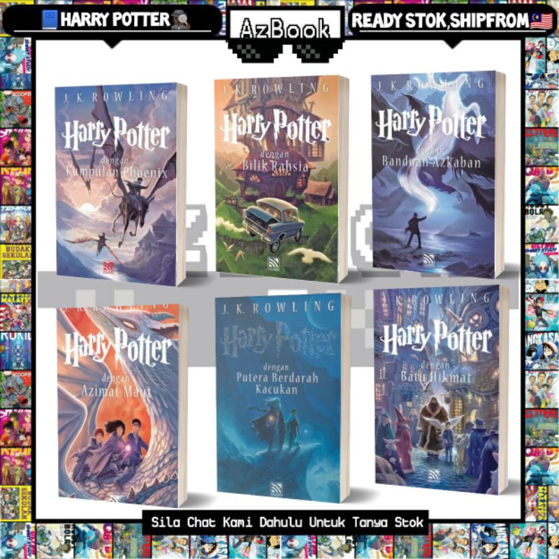 Buku Novel Kanak-Kanak Harry Potter Dengan Azimat Maut | Shopee Malaysia