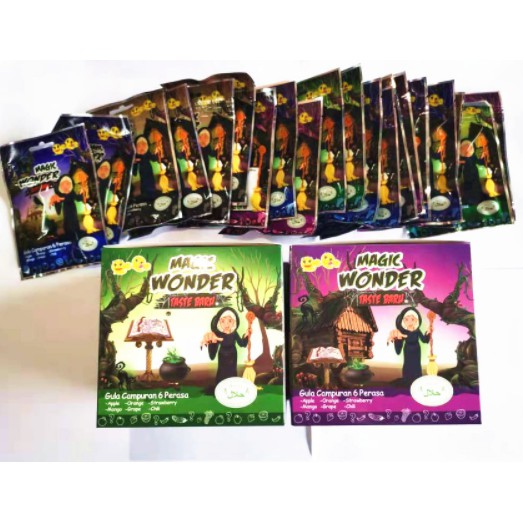 MAGIC WONDER TASTE BARU GULA CAMPURAN 6 PERASA 20PCS | Shopee Malaysia