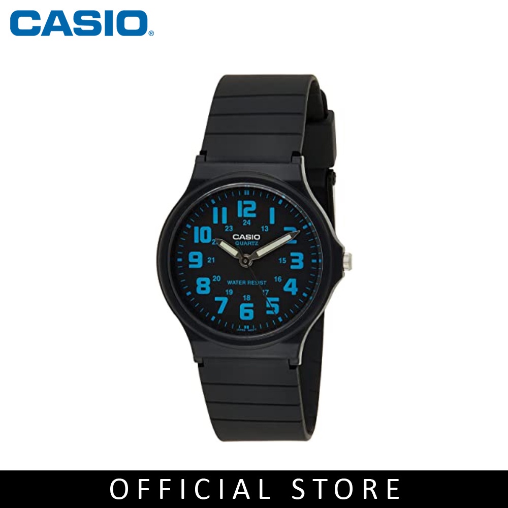 Casio General MQ-71-2B Black Resin Band Men Youth Watch | Shopee Malaysia