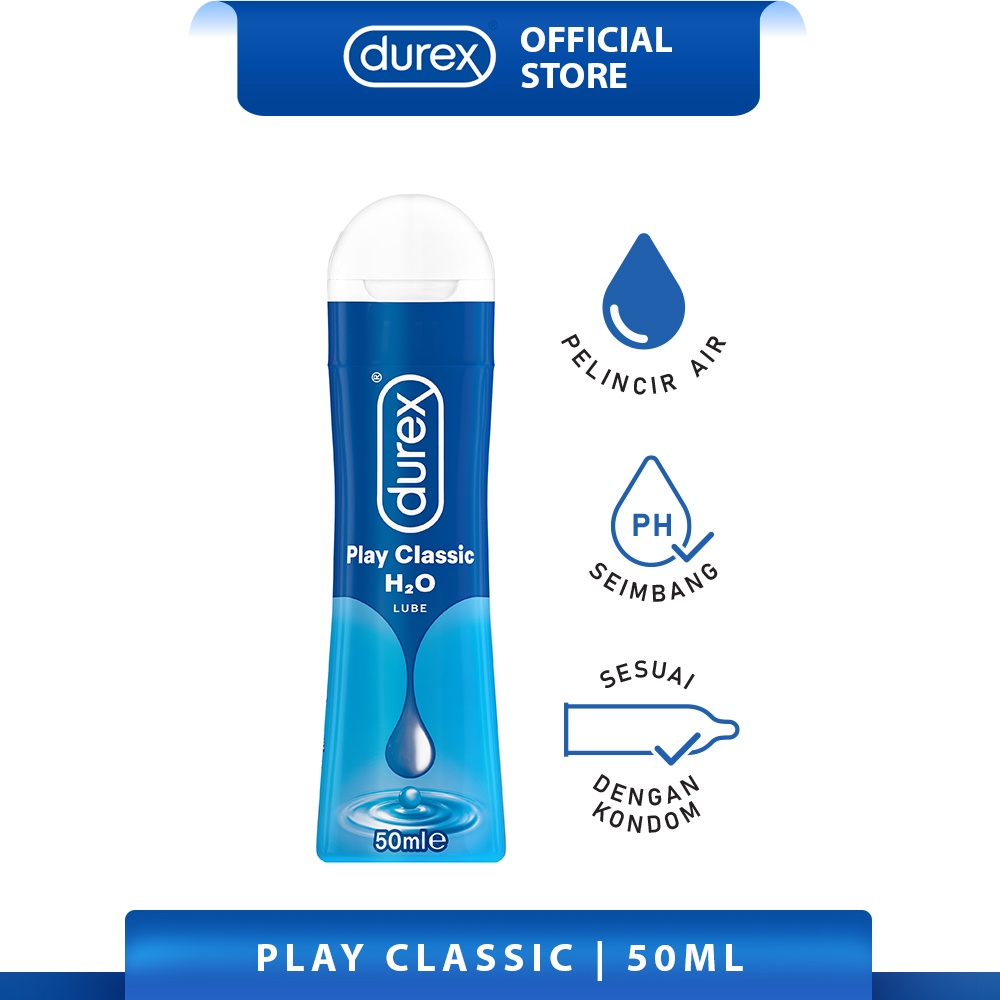 Durex Play Classic H2o Lubricant Gel Lube Cecair Pelincir 50ml Shopee Malaysia
