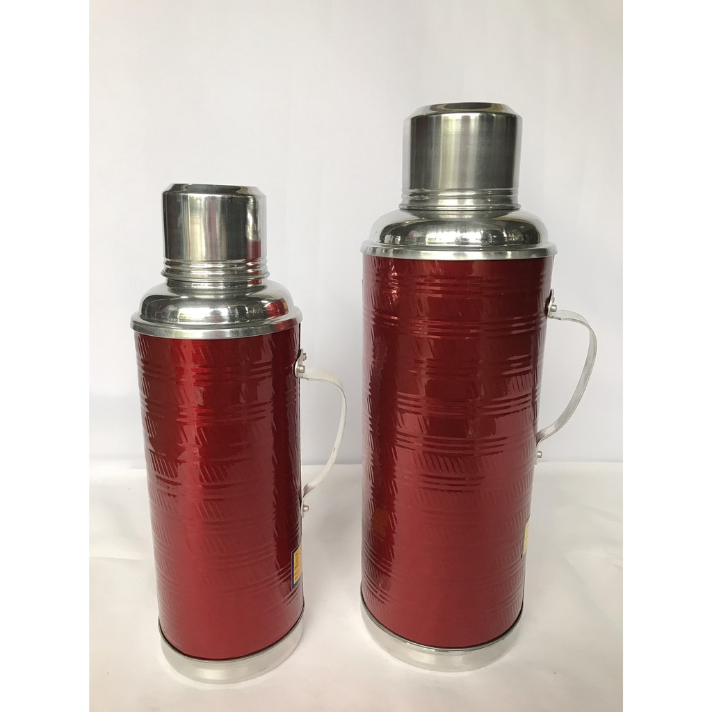 Plas air Panas traditional dengan Pemegang / Traditional Vacuum Flask ...