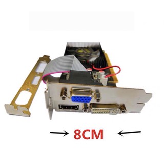 Low Profile SFF Graphic Card 8cm IO Panel Plate Bracket Half Height ...