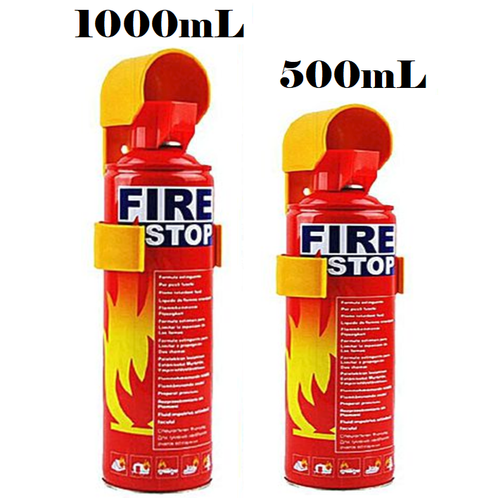 500mL and 1000mL Fire Extinguisher Fire Stop Foam Home Emergency Life ...