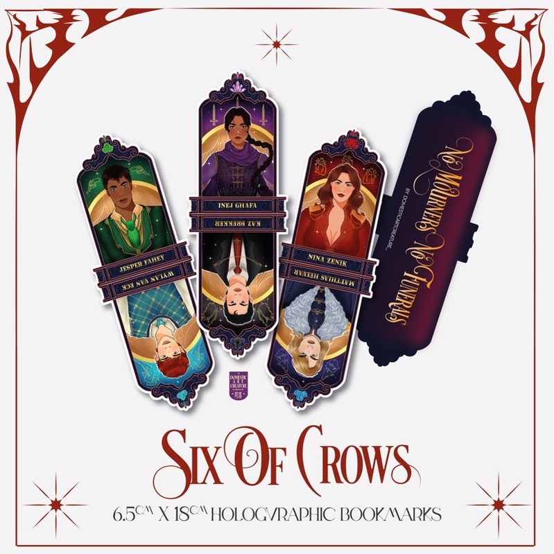 Six Of Crows Bookmarks | Shopee Malaysia