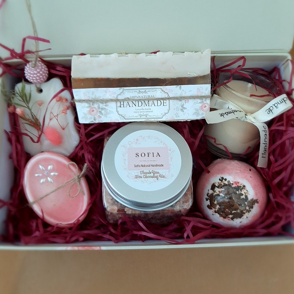 Gift Set Special Handmade Bathbomb+Soap Bar/ Body & Bath Salts /Gift ...