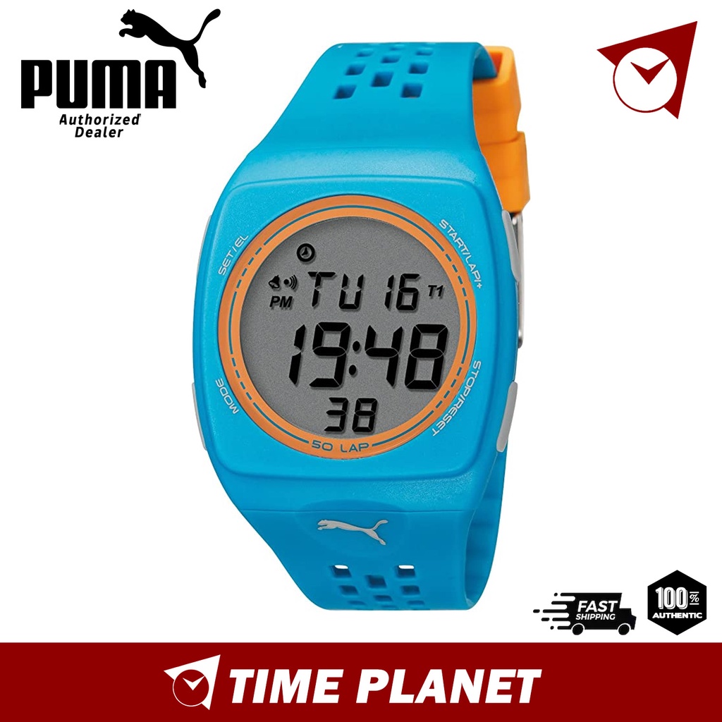 Puma Digital Chronograph Blue Strap Watch [Official Warranty ...