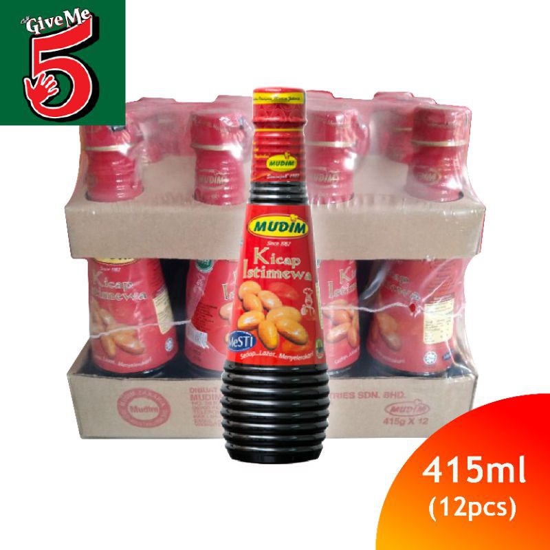KICAP MUDIM 415ML (12 Botol/Carton) | Shopee Malaysia