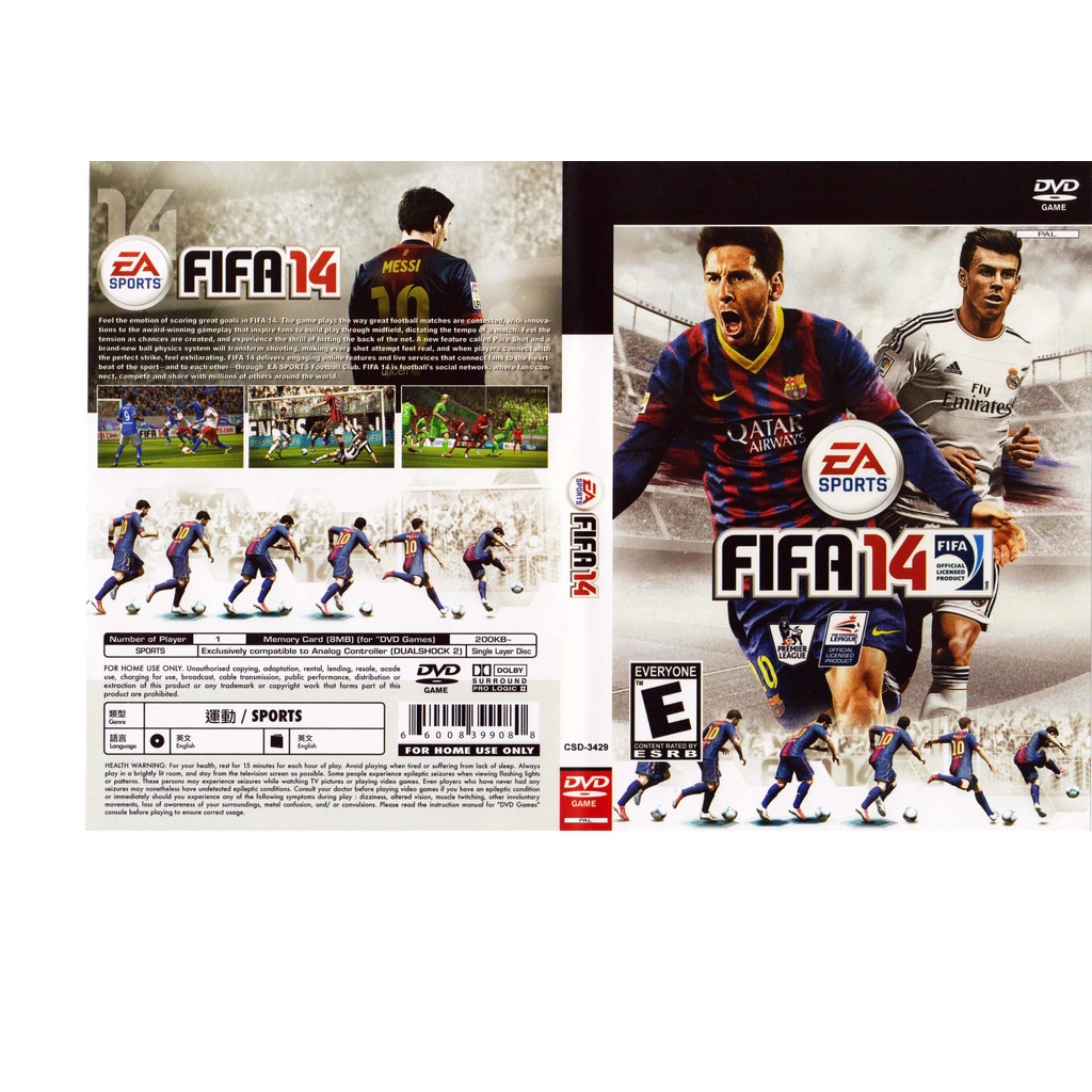 PS2 GAME COLLECTION FIFA 14 (CD VERSION) | Shopee Malaysia