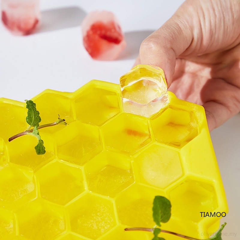 Ice Cube Tray 37 Holes Summer Ice Maker Tool Ice Cube Maker Silicones ...