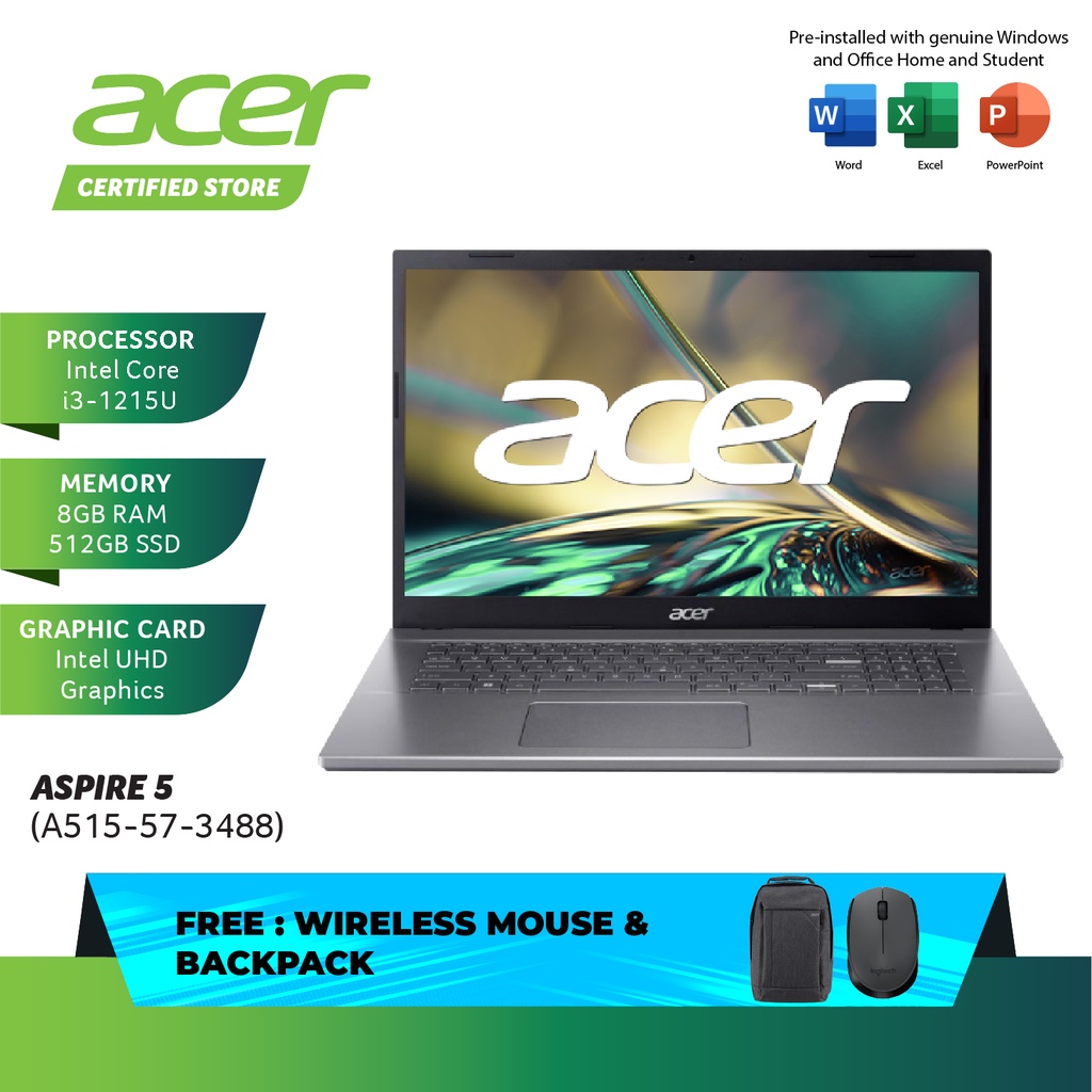 Acer Aspire 5 A515-57 Price in Malaysia & Specs - RM2599 | TechNave