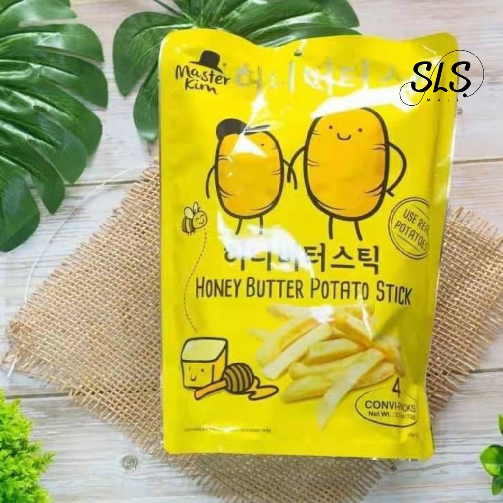 MASTER KIM Honey Butter Potato Stick (USE REAL POTATO) 4 Convi-Pack 72g ...