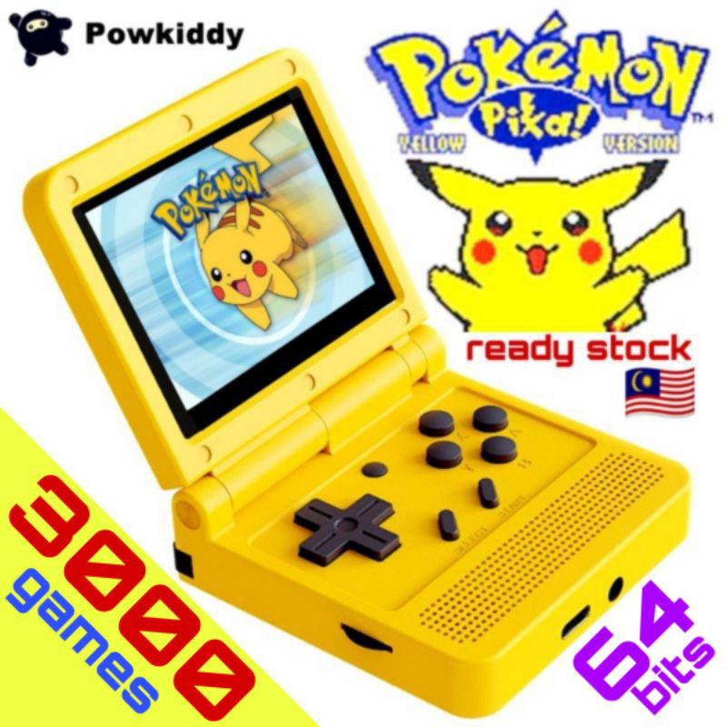 Gameboy advance SP Powkiddy V90 GB retro console pxp psp pvp | Shopee ...