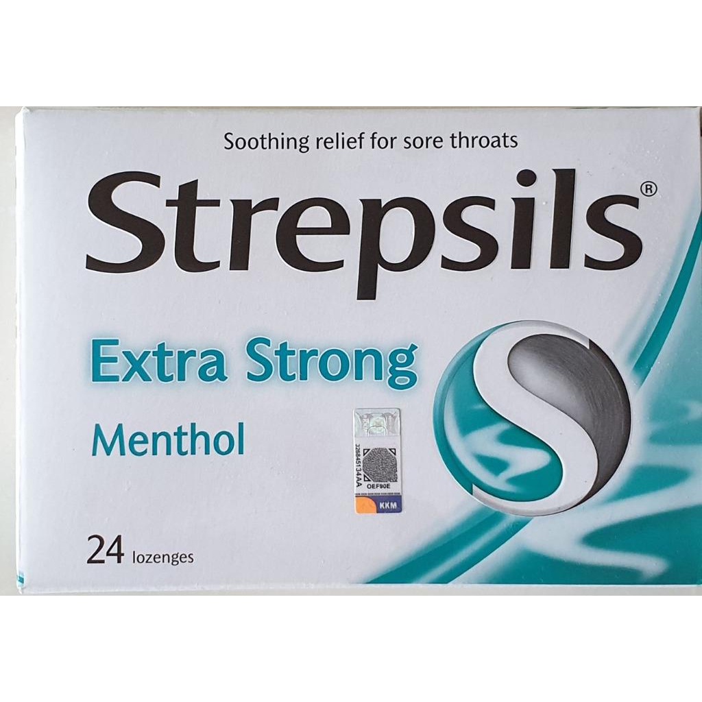 Strepsils Extra Strong Menthol (24 Lozenges) | Shopee Malaysia