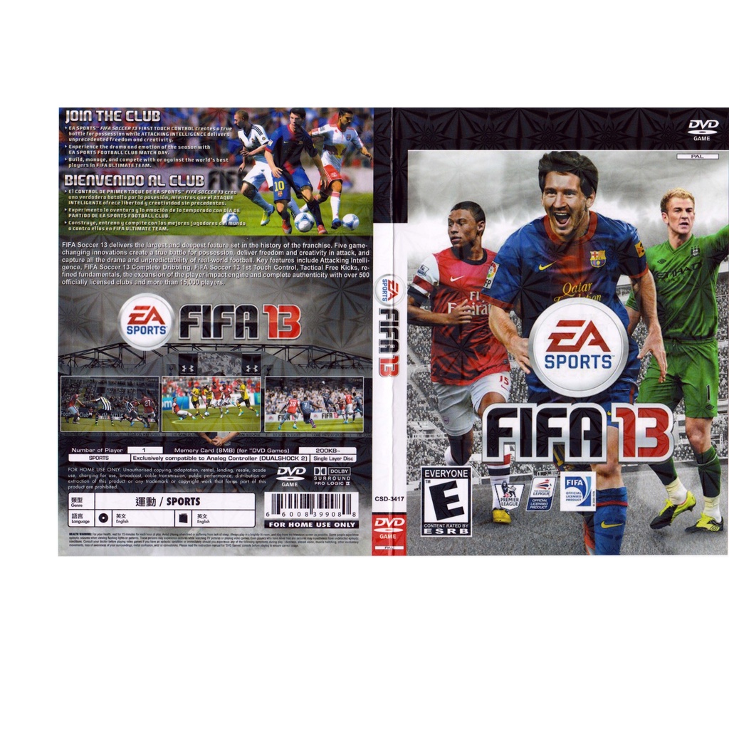 PS2 GAME COLLECTION FIFA 13 (CD VERSION) | Shopee Malaysia