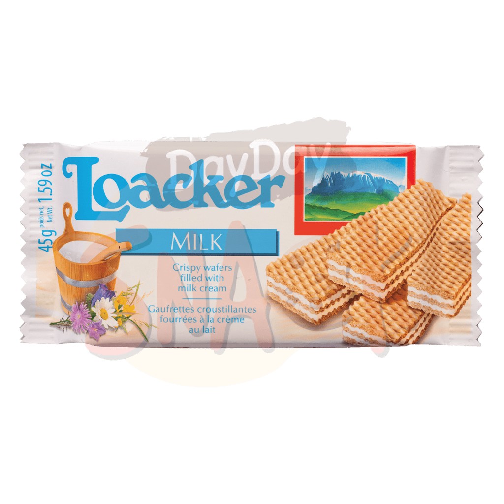 Loacker Milk Chocolate 45g | Shopee Malaysia
