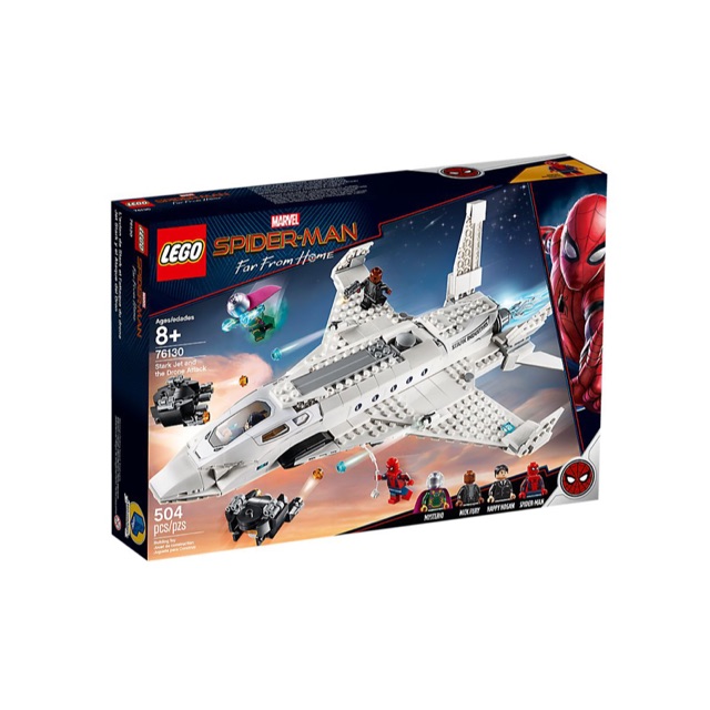 LEGO 76130 Stark Jet and the Drone Attack (Marvel Spider-Man Far From ...