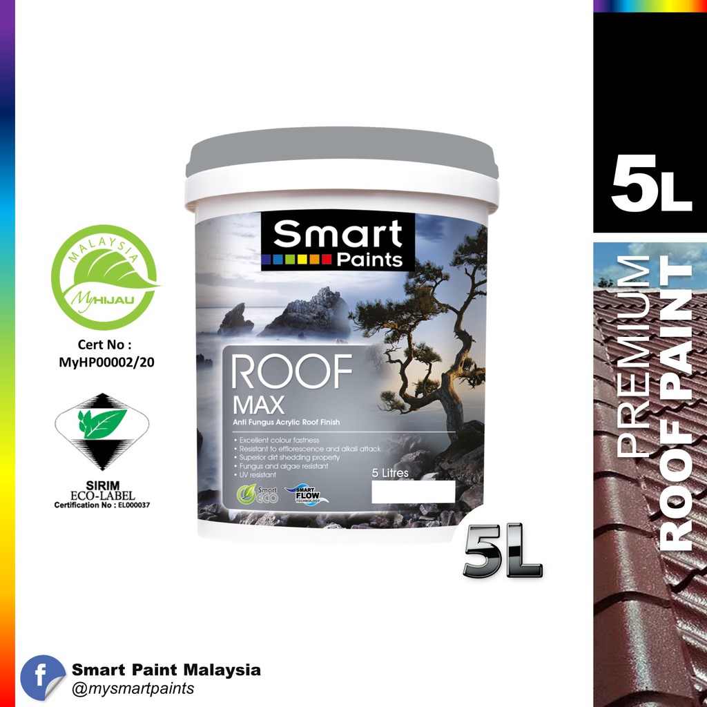 5L Smart Roof Max (Roof Finishing) | Shopee Malaysia