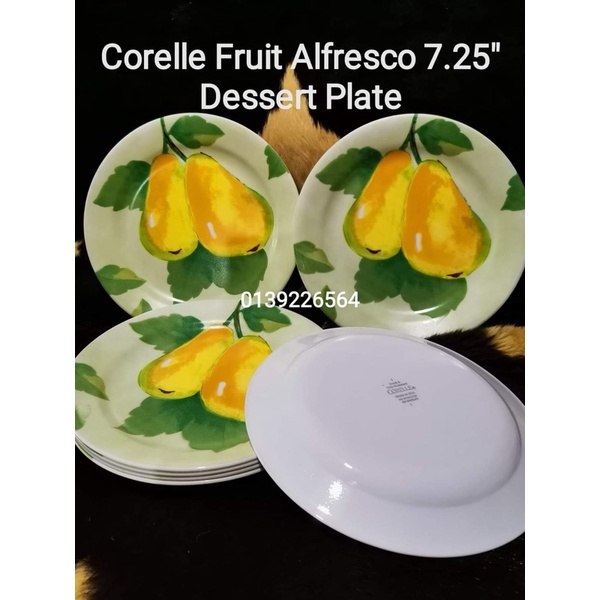CORELLE FRUIT ALFRESCO (Dessert Plate) | Shopee Malaysia