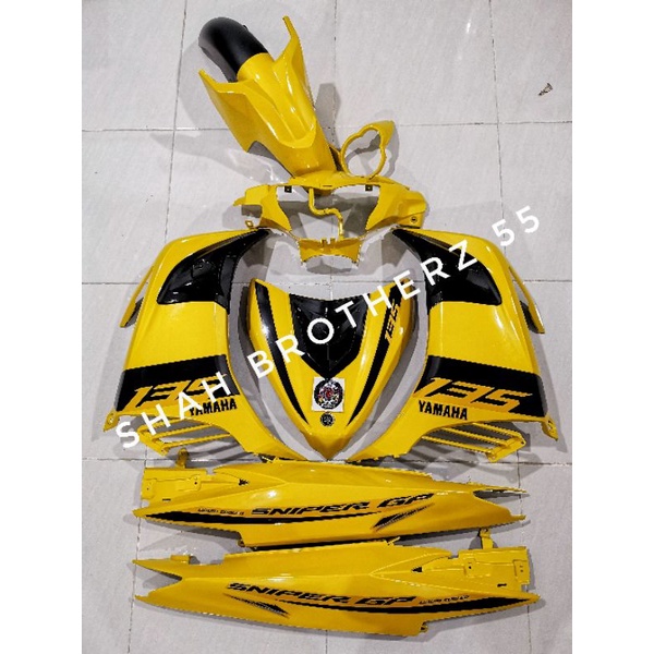 COVERSET LC 135 V2/V3/V4/V5/V6/V7 CUSTOM SNIPER GP KUNING | Shopee Malaysia