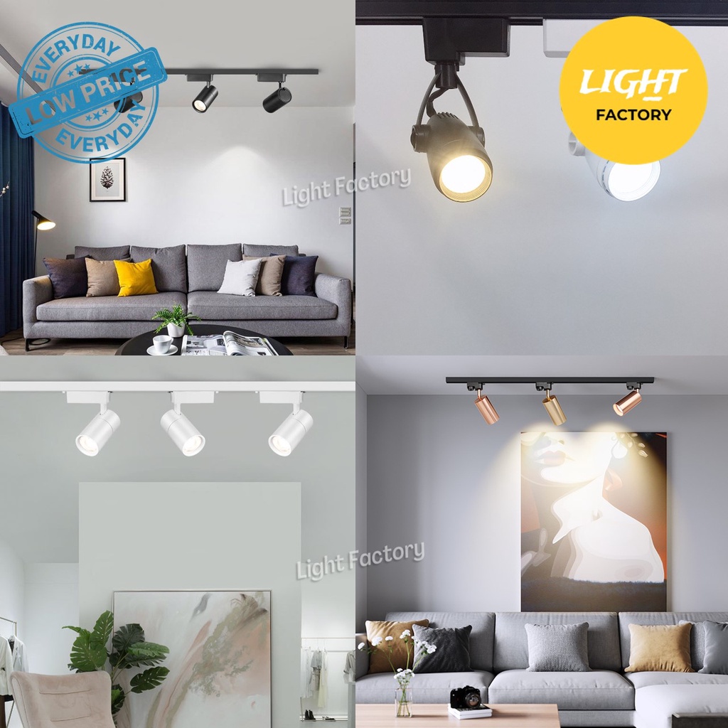 Track Light Casing / LED Track Rail Light / Indoor Spotlight Holder ...