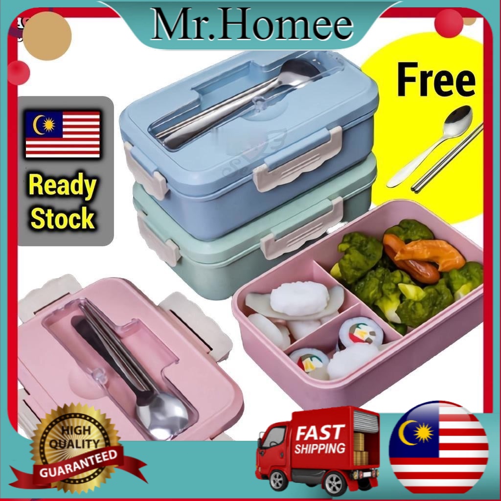 Lunch Box Bento Box ECO-Friendly Microwave Food Container School Office ...