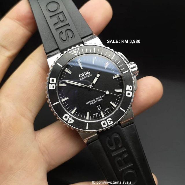Oris aquis 300m Pre owned watch only | Shopee Malaysia