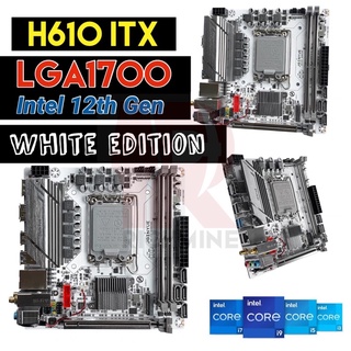 {ReadyStock} H610i DDR4 LGA1700 White Motherboard itx Intel 12th Gen ...