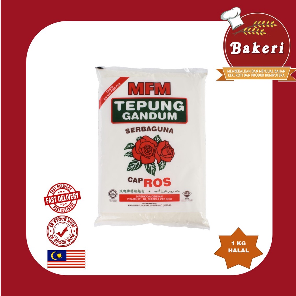 READY STOCK!! TEPUNG GANDUM YANG HALAL SERTA BUATAN MALAYSIA!! | Shopee ...