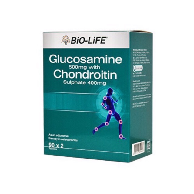[EXP 09/2022][ BiOLiFE GLUCOSAMINE CHONDROITIN 90S BiO-LiFE KNEE HEALTH ...