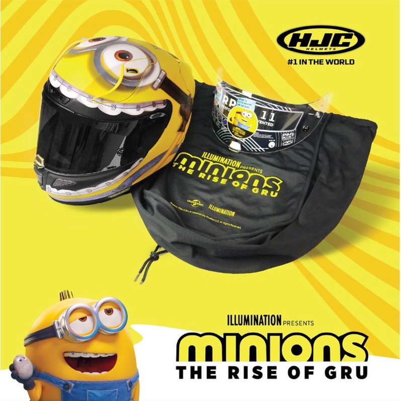 FULL FACE HJC RPHA 11 Helmet - Otto Minions MC3SF [LIMITED EDITION ...