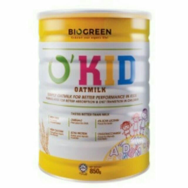BIOGREEN O'KID OKID OATMILK 850G [Expire 2020] | Shopee Malaysia