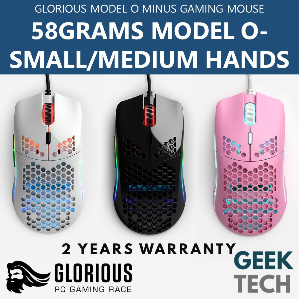 GLORIOUS Model O Minus RGB Gaming Mouse | Shopee Malaysia