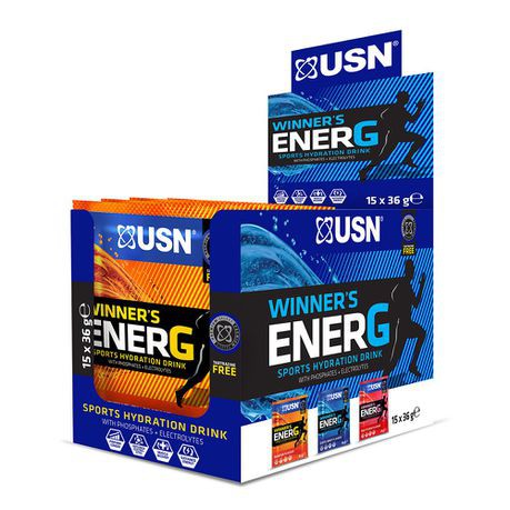 USN Winner's EnerG (36g sachets) Endurance Hydration Drink | Shopee ...