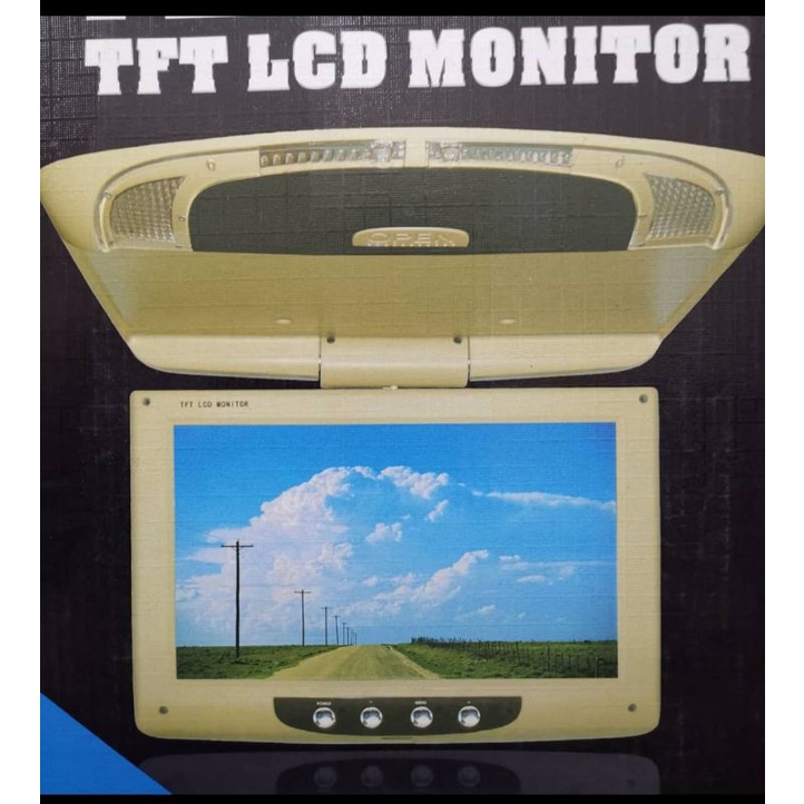 11" Roof TFT LCD Flip Down Monitor | Shopee Malaysia