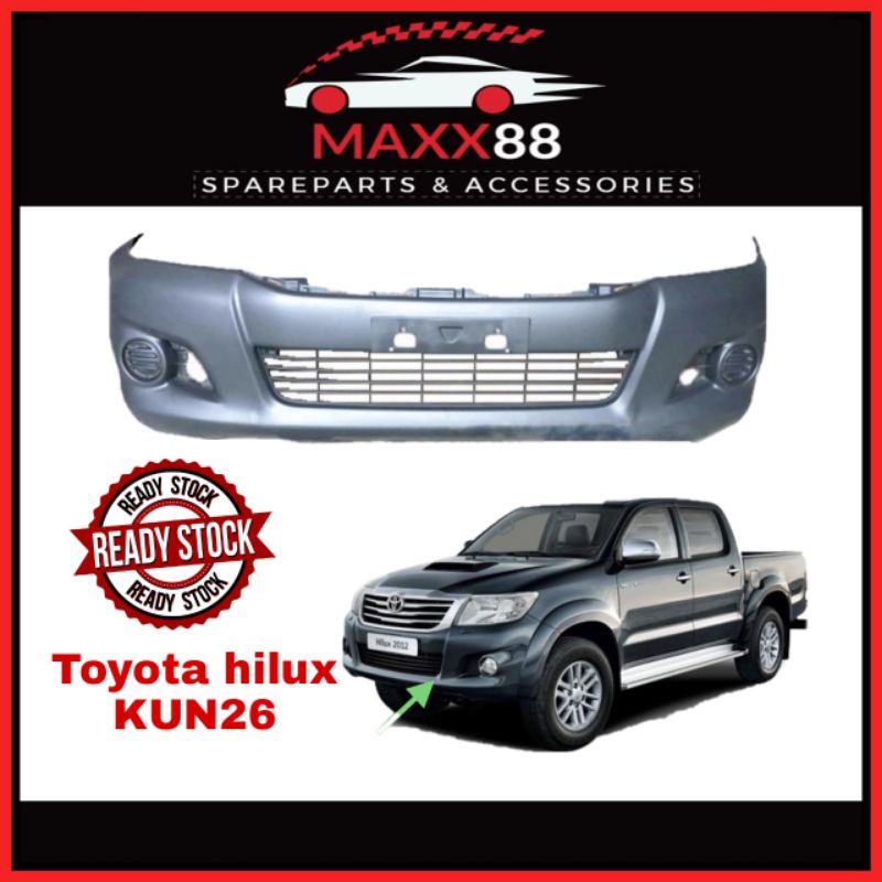 TOYOTA HILUX KUN26 FRONT BUMPER BUANTAN MALAYSIA | Shopee Malaysia
