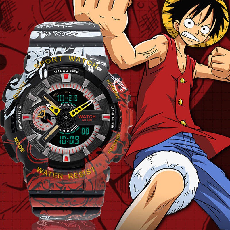 Men's Watches Naruto One Piece King, Watch, Male, Korean, Waterproof ...