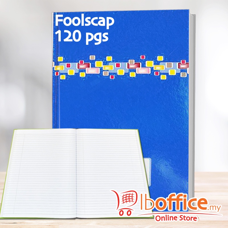 Hard Cover Book - Foolscap Book - 120pgs F4 | Shopee Malaysia