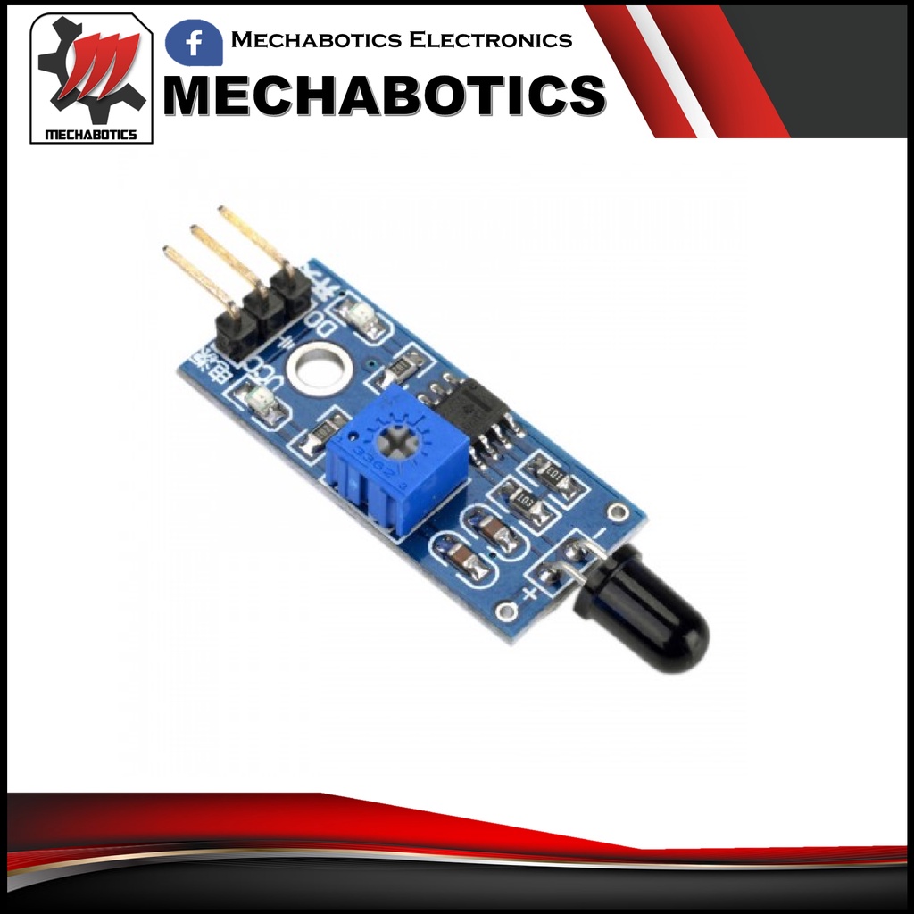Flame Sensor Module Fire Source Detection Electronic Module Infrared