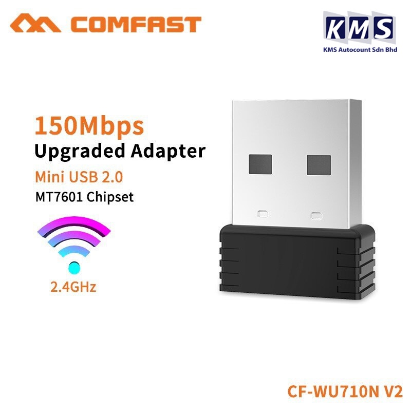 Comfast 150Mbps USB Wireless Adapter CF-WU710N V2 | Shopee Malaysia