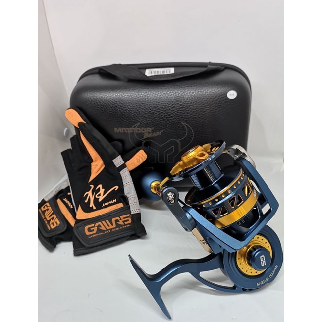 Gawas Matador II Beast 8000SW/10000SW Spinning Reel with free Gawas ...