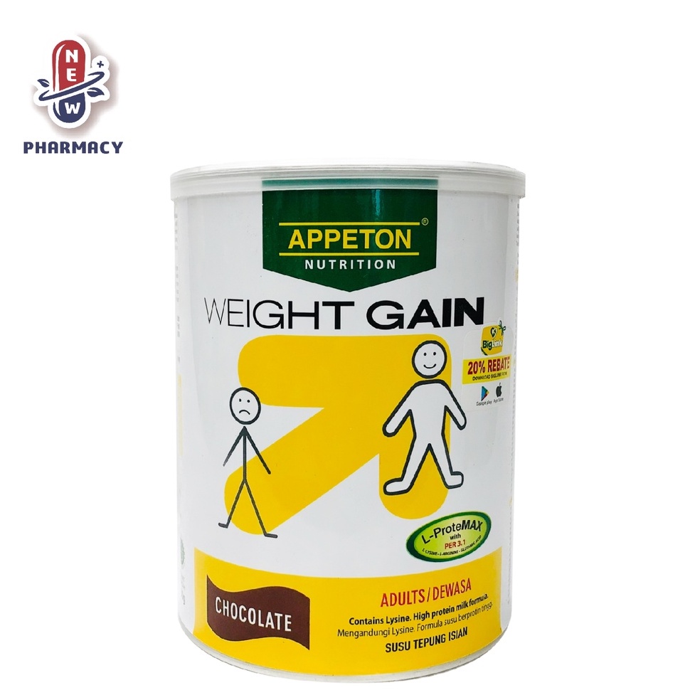 Appeton Weight Gain Choc 450g | Shopee Malaysia