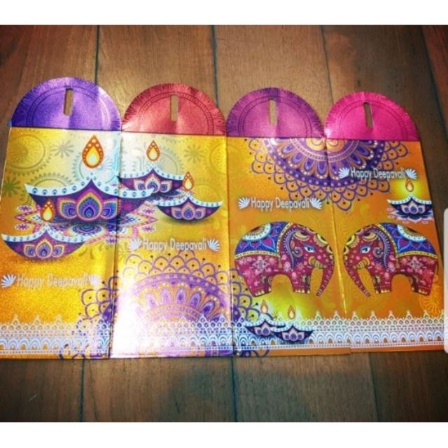 Angpow Deepavali Kumon collection 4 angpao angpau angpaw | Shopee Malaysia
