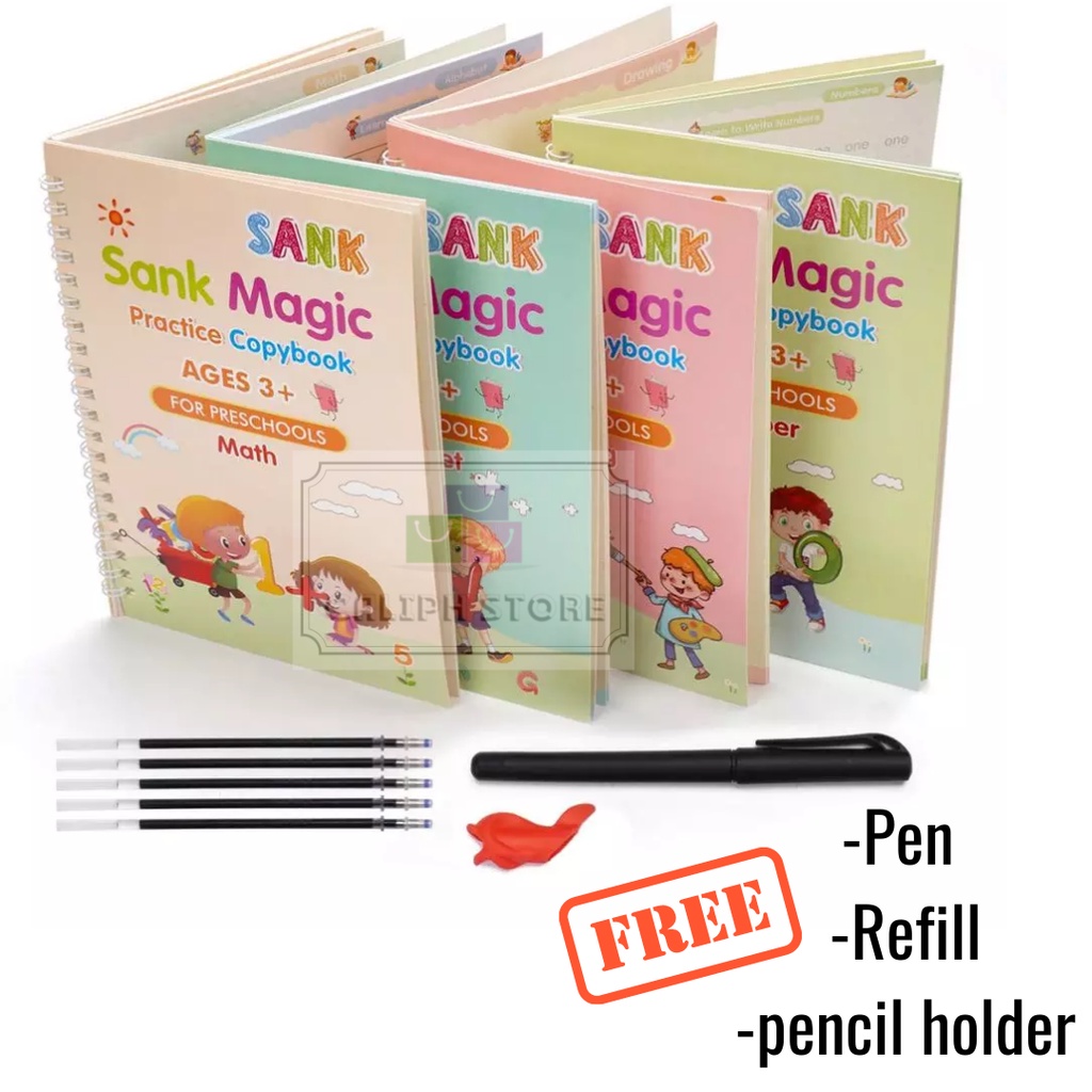BUKU AKTIVITI MELATIH ANAK MENULIS PRASEKOLAH | PRESCHOOL PRE WRITING ...